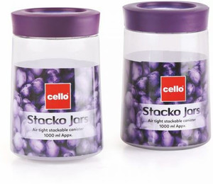 cello Plastic Cookie Jar - 1000 ml Price in India - Buy cello Plastic ...