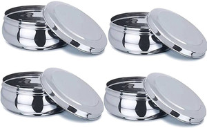 Prateek Kitchenware Steel Utility Container - 300 ml Price in India ...