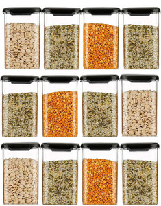 Fresten Plastic Grocery Container - 1200 ml Price in India - Buy ...