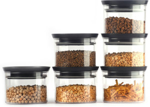 OBISPO New Premium Series Airtight Kitchen Containers - 500 ml Plastic ...