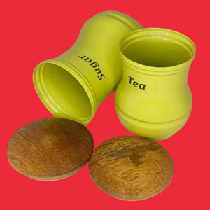 AAN DECOR Iron Tea Coffee & Sugar Container - 900 ml, 450 ml Price in ...