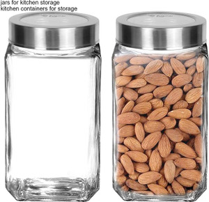 Coozico Glass Grocery Container - 1000 ml Price in India - Buy Coozico ...