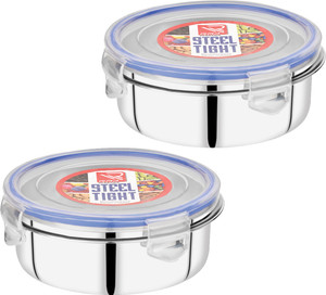 raj plastics Steel Utility Container - 450 ml, 550 ml Price in India ...