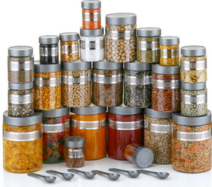 RK EMPIRE Plastic Grocery Container - 1200 ml, 650 ml, 350 ml, 250 ml ...