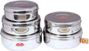 Aristo Houseware Steel Grocery Container - 5700 ml, 2800 ml Price in ...