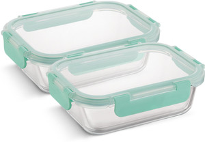 Allo Glass Fridge Container - 640 ml Price in India - Buy Allo Glass ...