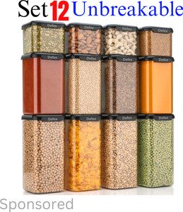 Defex Plastic Grocery Container - 500 ml, 1200 ml, 1500 ml Price in ...