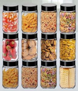 vency shoppy Glass Tea Coffee & Sugar Container - 300 ml Price in India ...