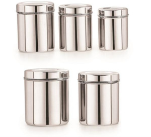 Rex Steel Grocery Container - 500 ml, 750 ml, 1200 ml, 1750 ml, 2200 ml ...