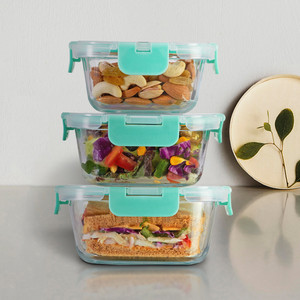 Allo Glass Fridge Container - 310 ml, 520 ml, 800 ml Price in India ...