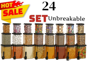 Defex Plastic Grocery Container - 900 ml, 650 ml, 350 ml Price in India ...