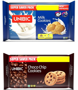 UNIBIC Snappers Choco Chip & Milk Cookies Cookies Price in India - Buy ...
