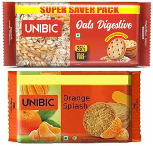 UNIBIC Orange Splash 500g | Oatmeal 1kg Cookies Biscuit Price in India ...