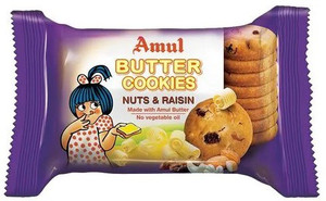 Amul COOKIES NUTS & RAISIN 50 Gm (Pack of 6) Cookies Biscuit Price in ...