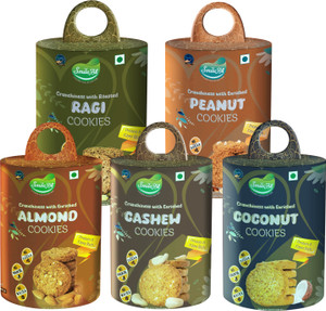 SmileAll HEALTHY COOKIES Combo Pack, Assorted | Almonds, Cashew ...