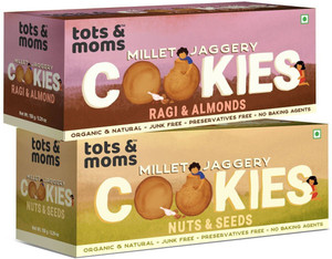 TOTS AND MOMS Healthy & Nutritional Millet & Jaggery Cookies pack of 2 ...