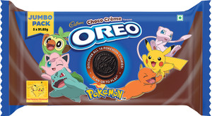 Cadbury Oreo Pokemon Chocolate Flavour Cream Sandwich Biscuit Price in ...