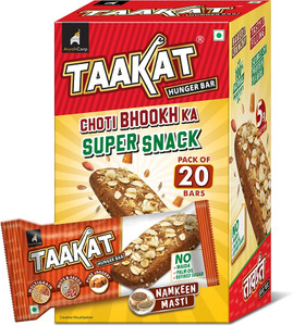 Taakat Hunger Bar Multigrain Baked Bar - Namkeen Masti Box Multi Grain ...