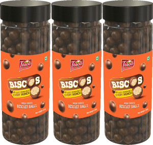 Tosca Biscos Chocolate Biscuit Balls – Chocolate Munchies (150gm x Pack ...