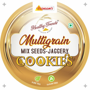 HEALTHY TRENDS MULTIGRAIN MIX SEEDS JAGGERY COOKIES - PACK OF 04 - 250 ...