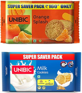 UNIBIC Milk Cookie 500g | Orange Splash 500g Cookies Biscuit Price in ...