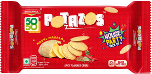 BRITANNIA 50-50 Potazos Masti Masala Cracker Price in India - Buy ...