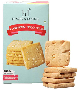 Honey & Dough Cashew Nut Cookies Delicious and tasty Cookies, Crunchy ...