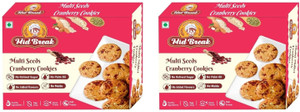 MidBreak Jaggery Millet Biscuits - Multi Seeds Cranberry Oats Cookies ...