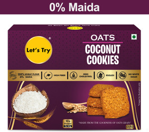 Let's Try Oats Coconut Cookies Cookies Biscuit Price in India - Buy Let ...