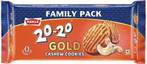 PARLE 20-20 Gold Cashew Cookies Biscuit Price in India - Buy PARLE 20 ...