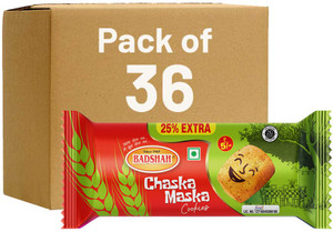BADSHAH MILK RUSK Chaska Maska Cookies Biscuits Perfect for Every Age ...