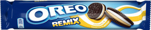 OREO Remix Caramel & Vanilla Flavour Cream Filled Biscuit Price in ...