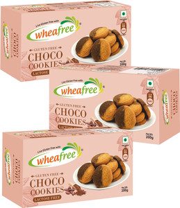 wheafree Choco Cookies - Gluten Free - Pack of 3 (200g each) Cookies ...