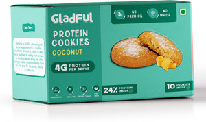 Gladful Coconut Protein Cookies For Kids And Families, No Maida, No ...