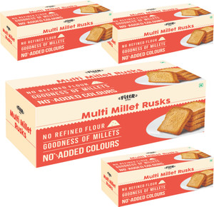 fittr Millets Rusk Toast Multi Grain Biscuit Price in India - Buy fittr ...