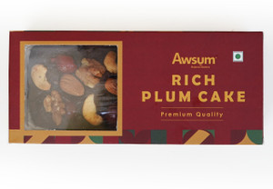 AWSUM Plum Cake - 250g| Premium Plum Cake| Christmas Plum Cake made ...