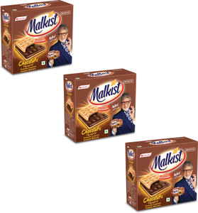 Malkist Chocolate Flavoured (family pack) - 540g (Pack of 3) Cream ...