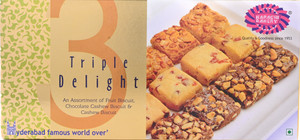 KARACHI BAKERY Triple Delight Fruit Chocolate and Cashew Biscuit ...