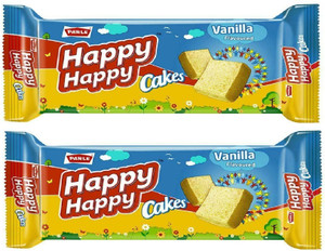 PARLE Happy Happy Vanilla Cakes Plain Biscuit Price in India - Buy ...