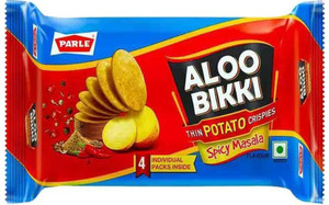 PARLE Aloo Bikki Spicy Masala Thin Potato Cookies Biscuit Price in ...