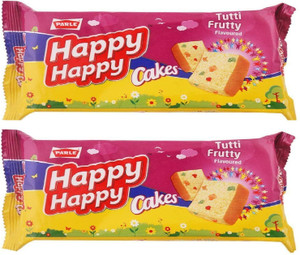 PARLE Happy Happy Tutti Frutty Cakes Plain Biscuit Price in India - Buy ...