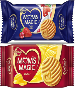 Sunfeast Mom's Magic Fruits & Milk and Rich Butter Combo Cookies ...