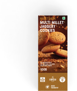 Millet Bank Multimillet Jaggery Cookies Biscuit Price in India - Buy ...