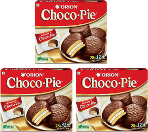 ORION Original Choco Pie - 3 x 12 Piece Pack (36 pies)| Chocolate ...