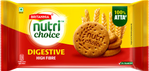 BRITANNIA NutriChoice Digestive Biscuit High Fiber Biscuit Price in ...