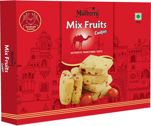 Mulberry foods Mulberry Traditional Handmade Mix Fruits 400 GM Cookies ...