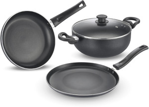 Prestige Svachh 3 Piece Induction Bottom Non-Stick Coated Cookware Set ...