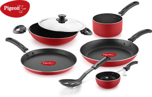Pigeon Favourite Gift Non-Stick Coated Cookware Set Price in India ...