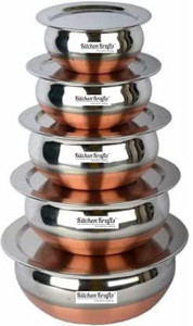 Kitchen Krafts Copper handi with Steel Lid 8 x 12 Cookware Set Price in ...