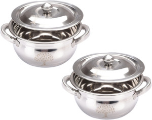 Kitchen Krafts Stainless Steel Apple Handi (16cm + 18cm) Cookware Set ...